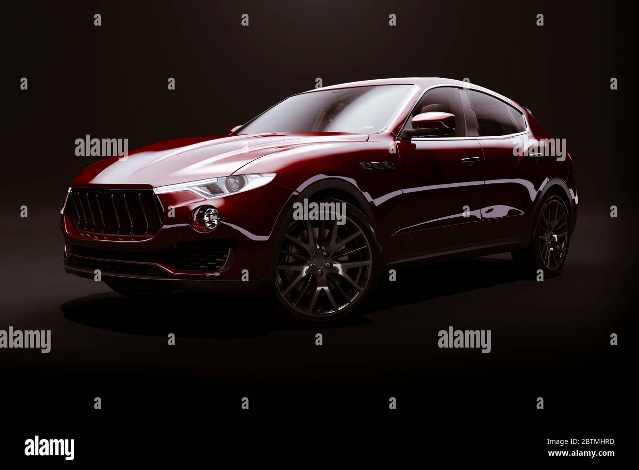 3d render of luxury SUV car Stock Photo - Alamy