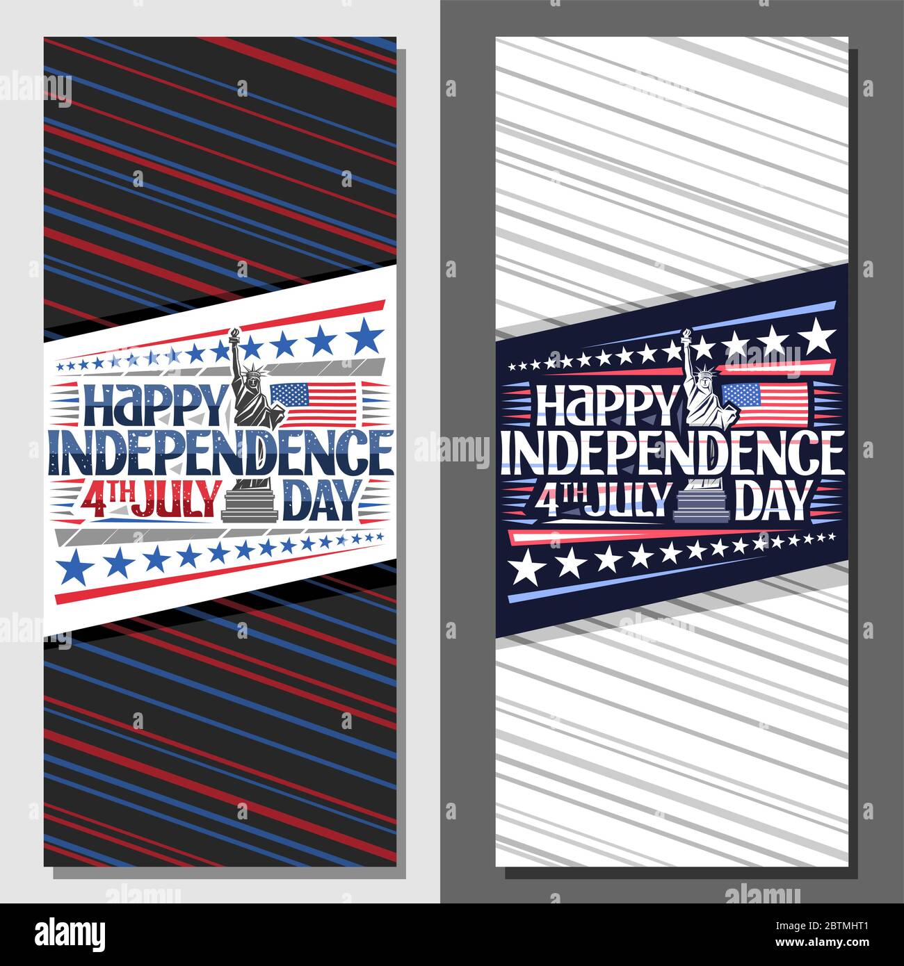 Vector layouts for Independence Day with copy space, decorative card ...