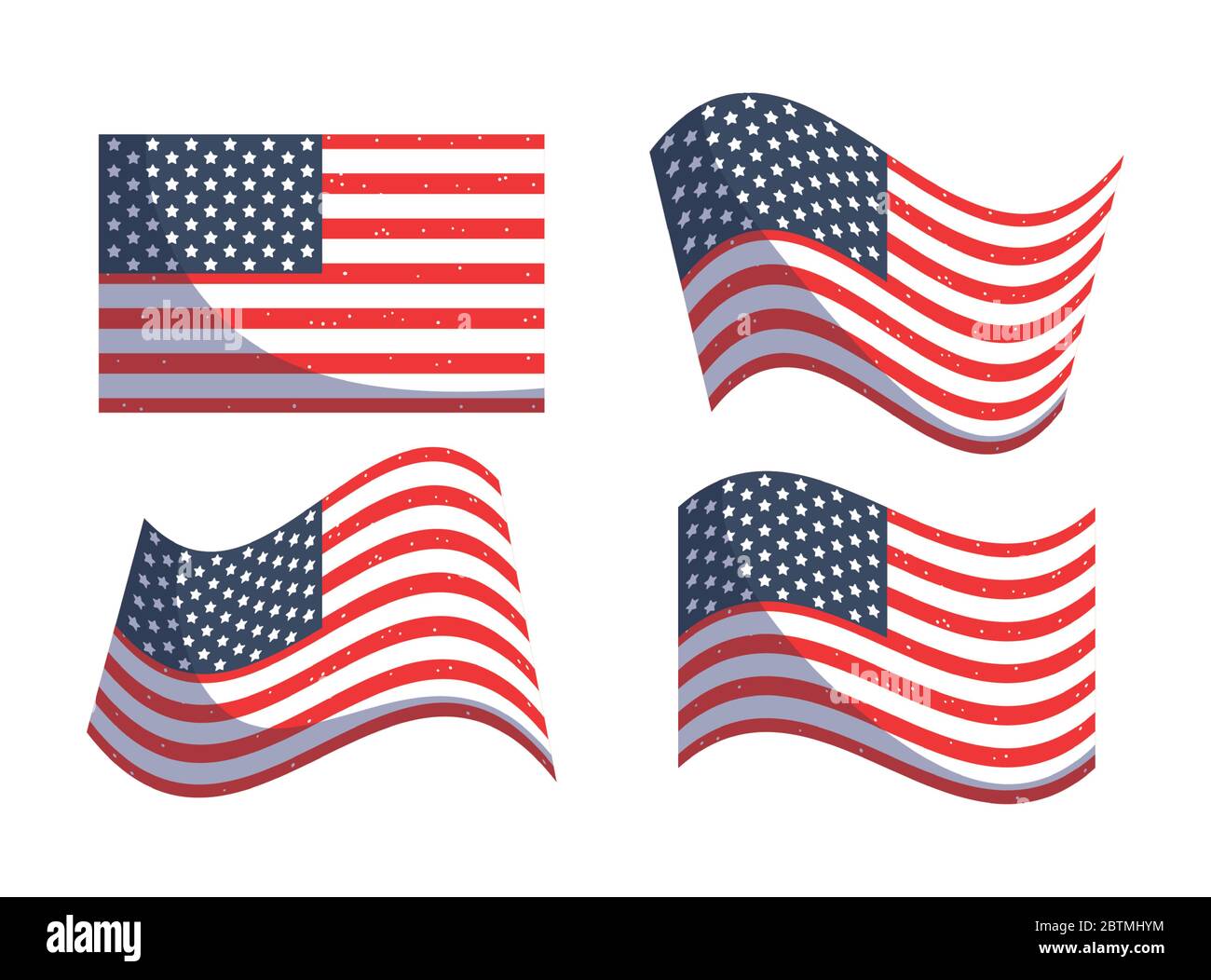 Usa flags design, United states independence day and national theme ...