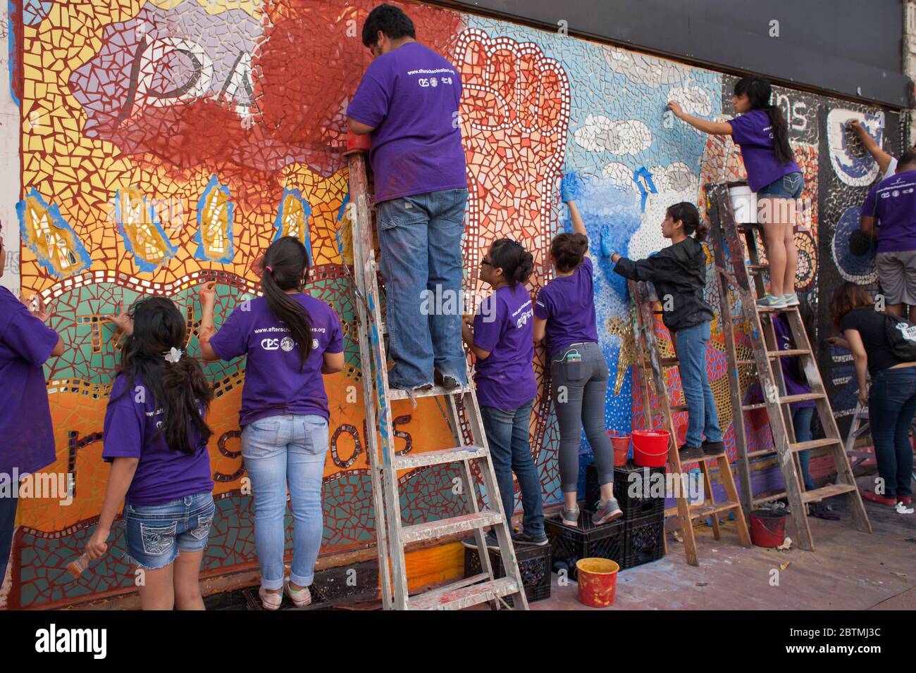 Making up a mosaic hi-res stock photography and images - Alamy