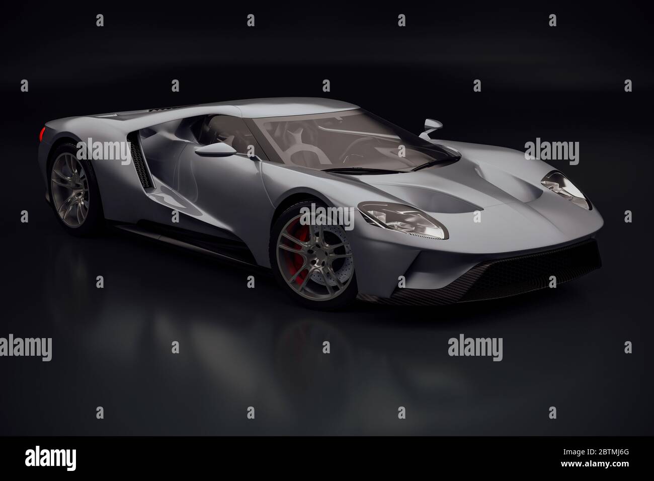 3d render of beautiful exotic super car Stock Photo - Alamy