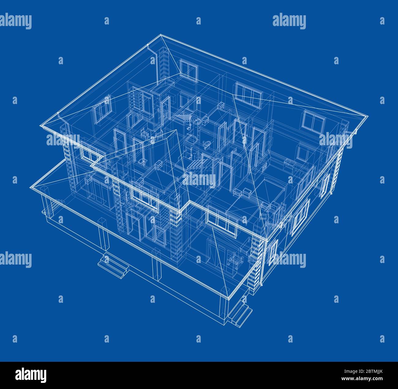 Abstract vector sketch of a house Stock Vector Image & Art - Alamy