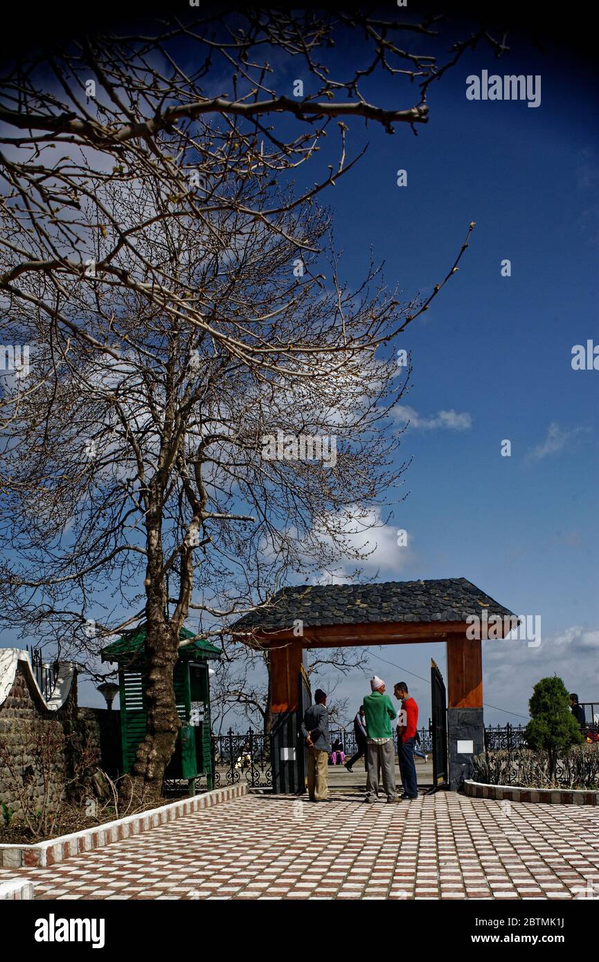 Gate of Daulat Singh Park in Shimla Stock Photo - Alamy