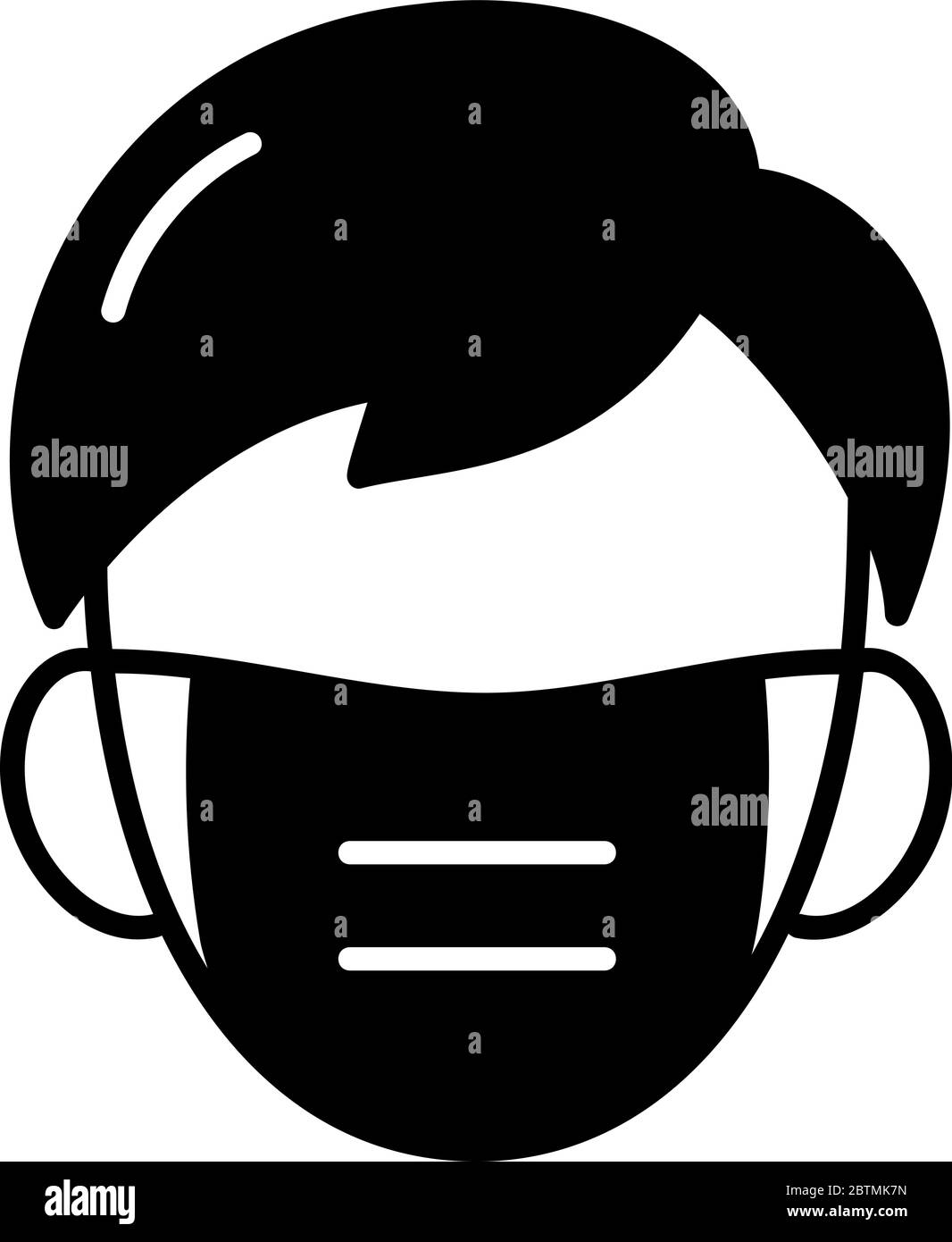 Man black mask on Black and White Stock Photos & Images - Alamy