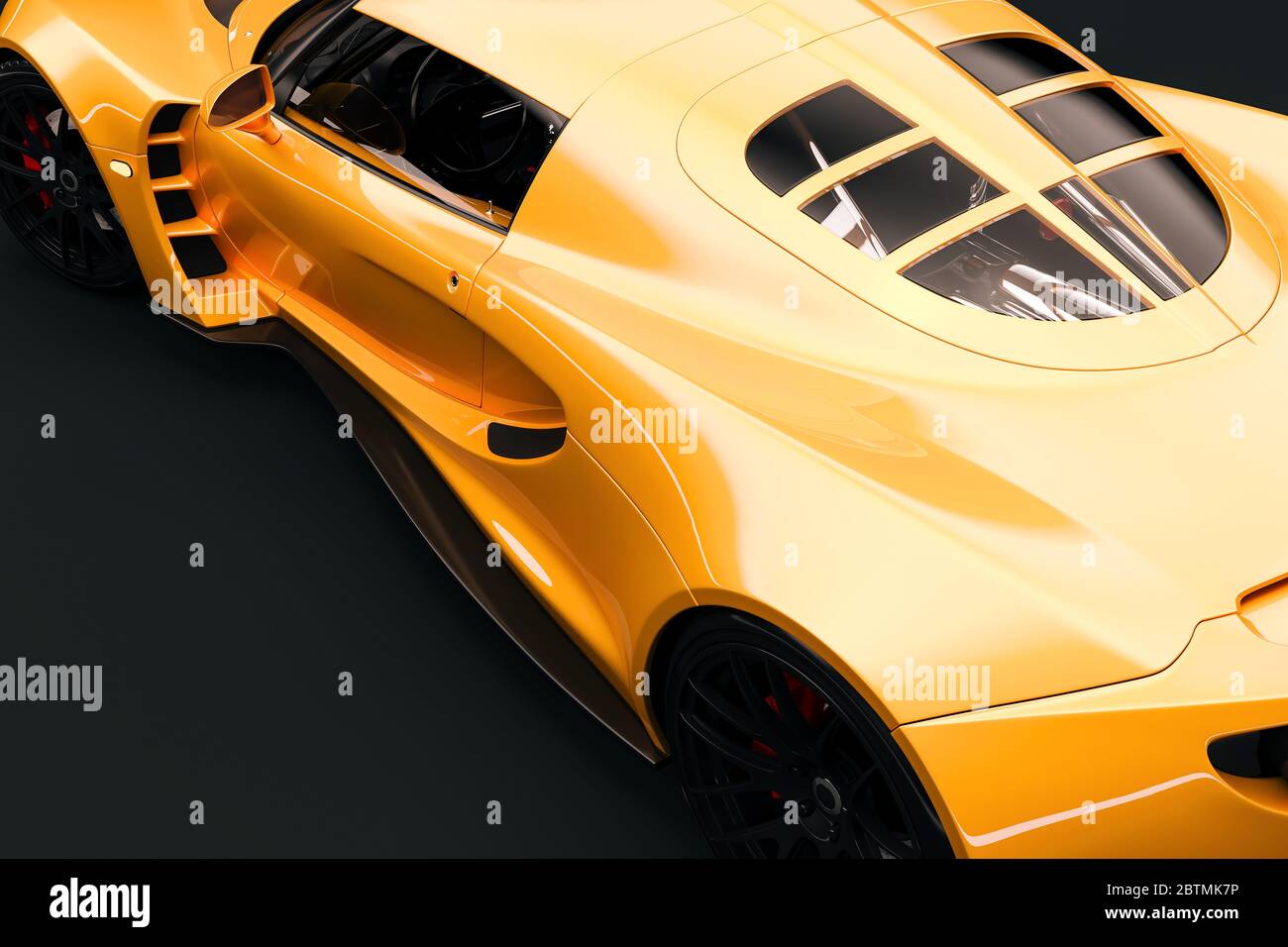 3d render of beautiful super car Stock Photo - Alamy