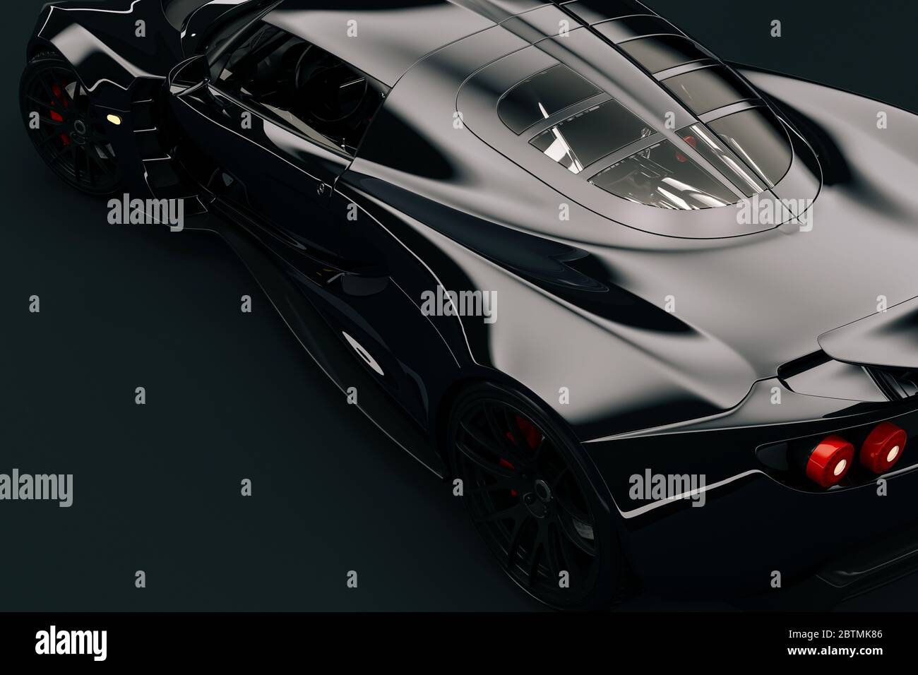 3d render of beautiful super car Stock Photo - Alamy