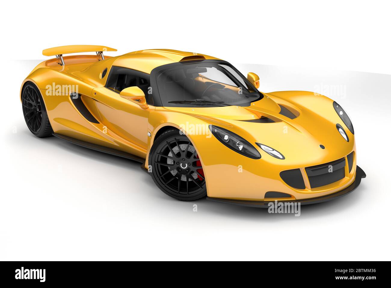 3d render of beautiful sport car Stock Photo - Alamy
