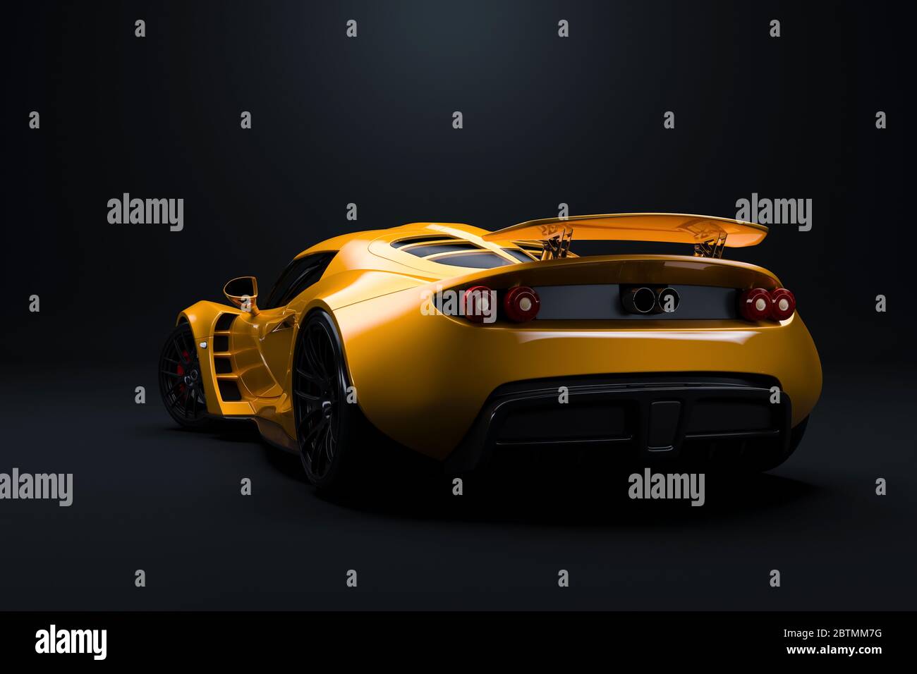 3d render of beautiful sport car Stock Photo - Alamy