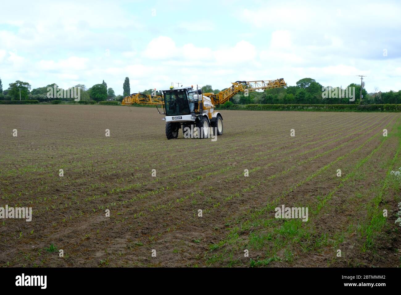 Farm Contractor, Spraying spring sown maize, Agriculture, Farming ...