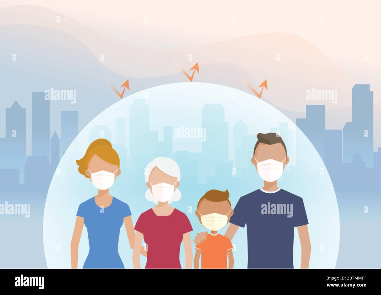 Cartoon pollution danger hi-res stock photography and images - Alamy