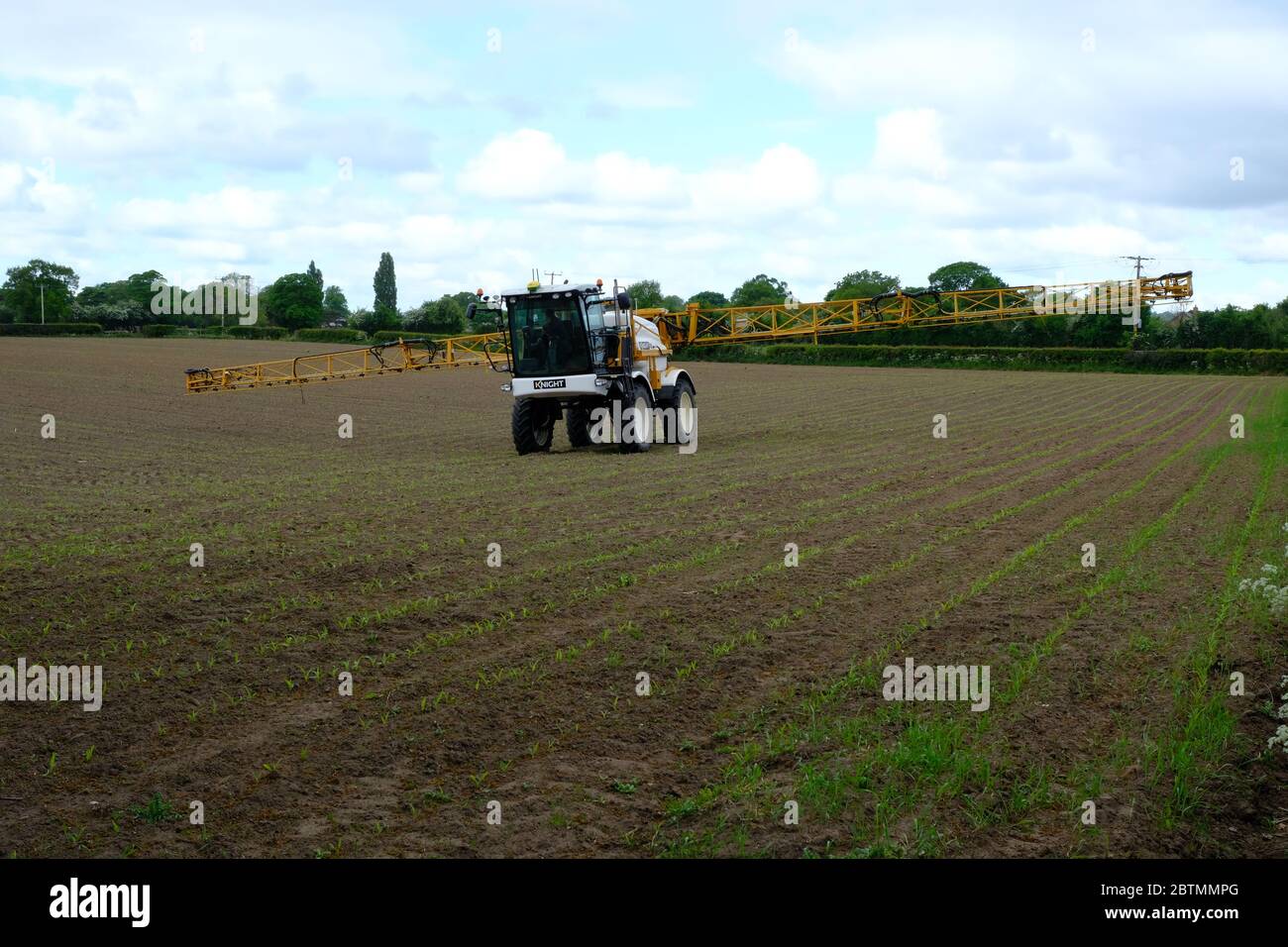 Farm Contractor, Spraying spring sown maize, Agriculture, Farming ...