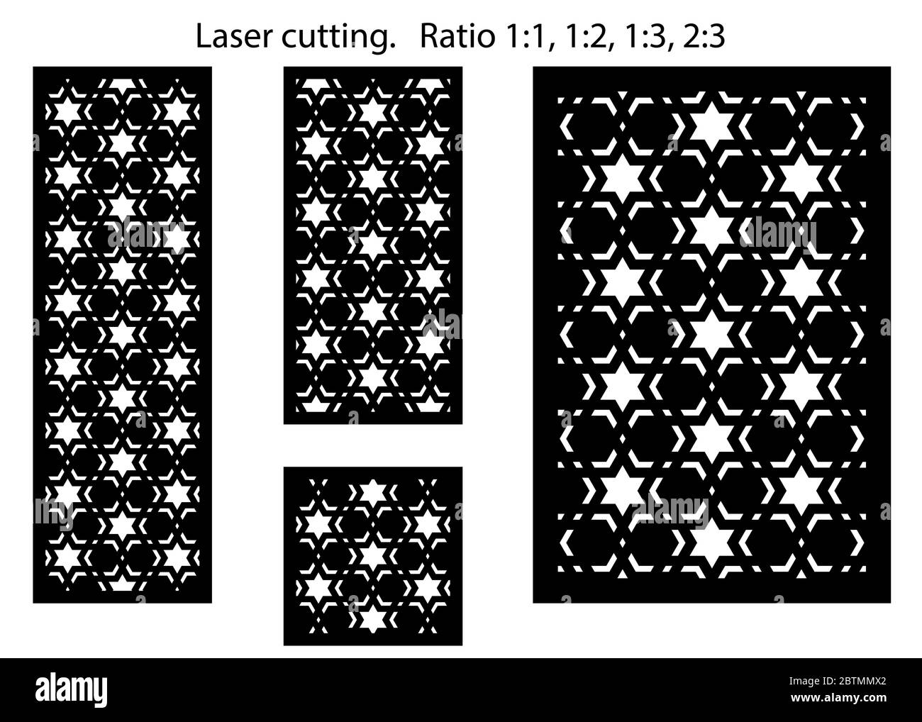 Shade screen, privacy fence template. Laser cut vector panel, screen ...