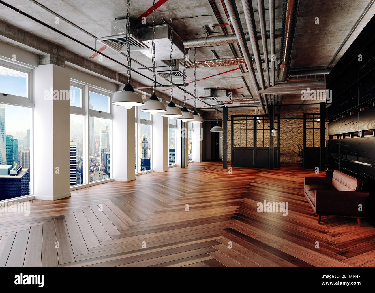 Industrial interior design hi-res stock photography and images - Alamy