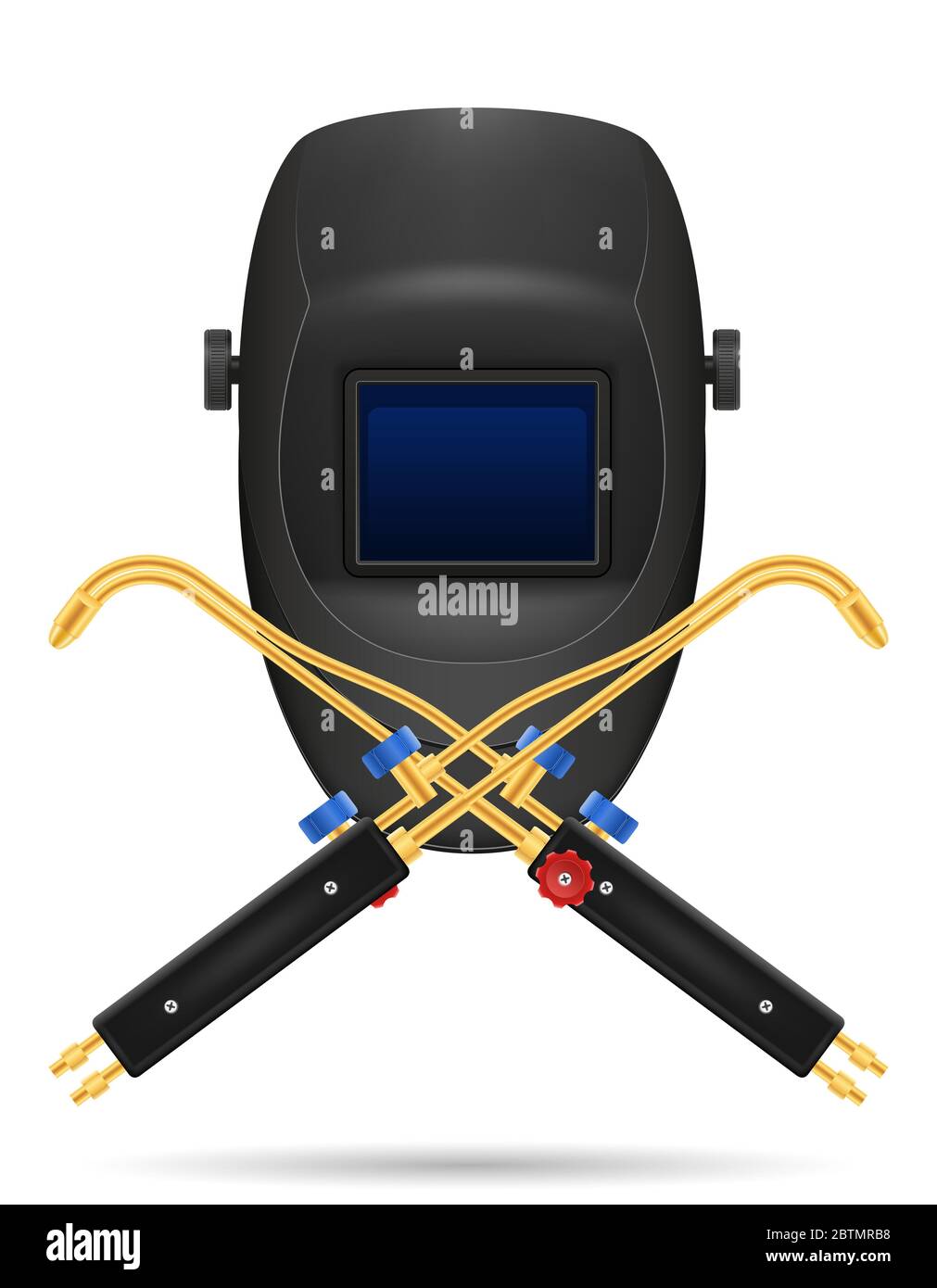 protective mask for welders and equipment for gas welding vector ...
