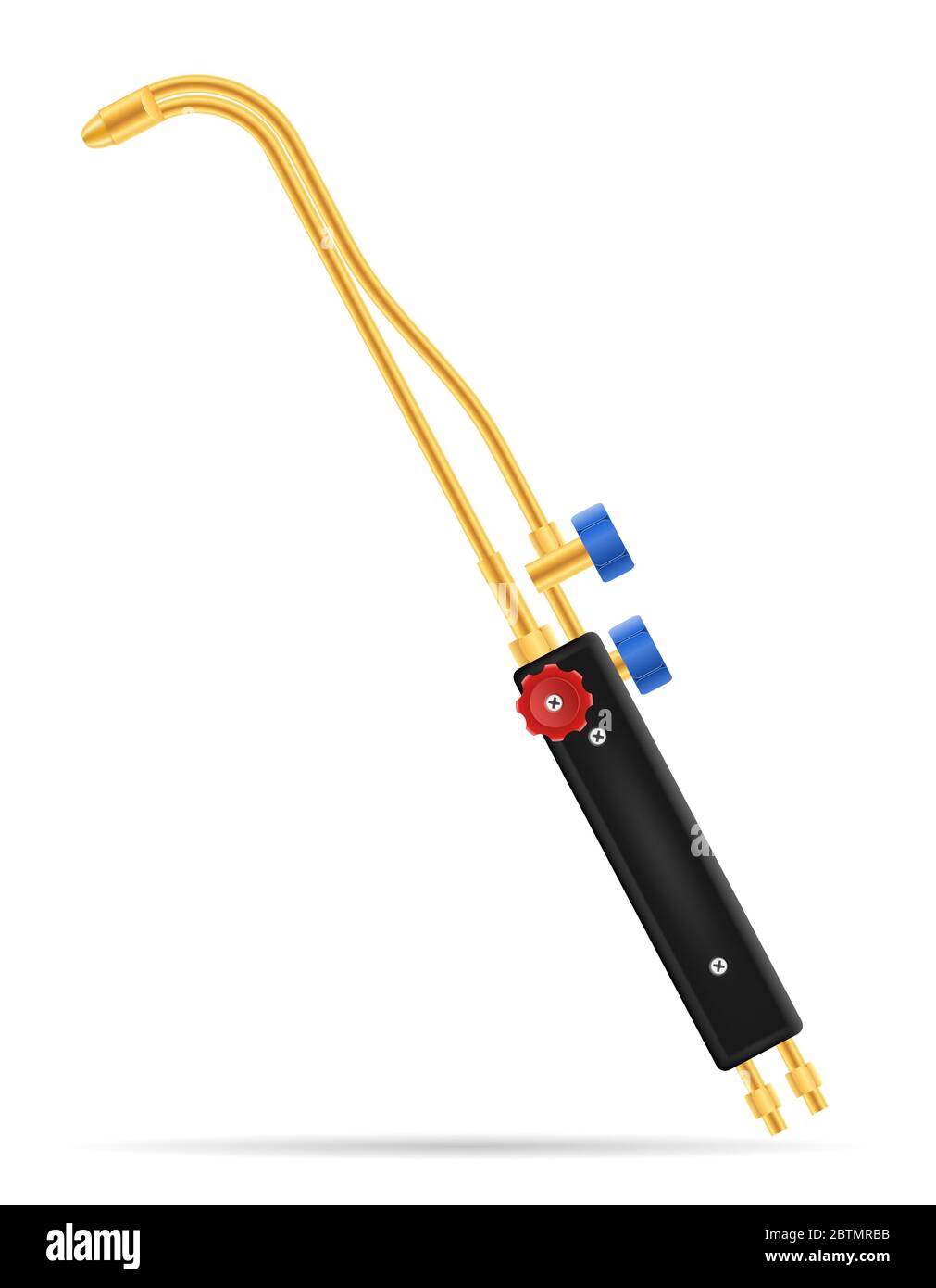 equipment for gas welding vector illustration isolated on white ...