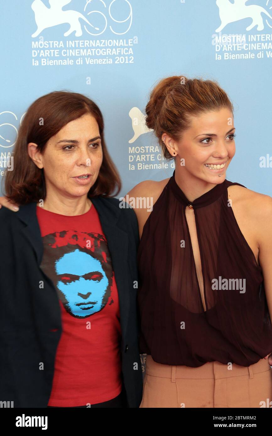 VENICE, ITALY - SEPTEMBER 07: Francesca Comencini and Giulia Valentini ...