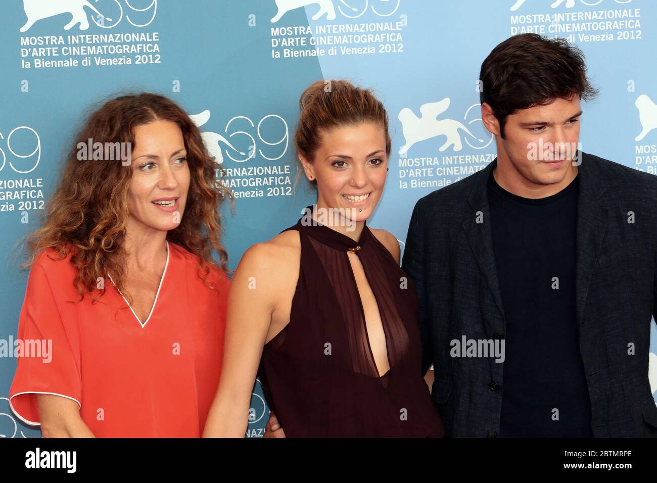 VENICE, ITALY - SEPTEMBER 07: Filippo Scicchitano and Giulia Valentini ...
