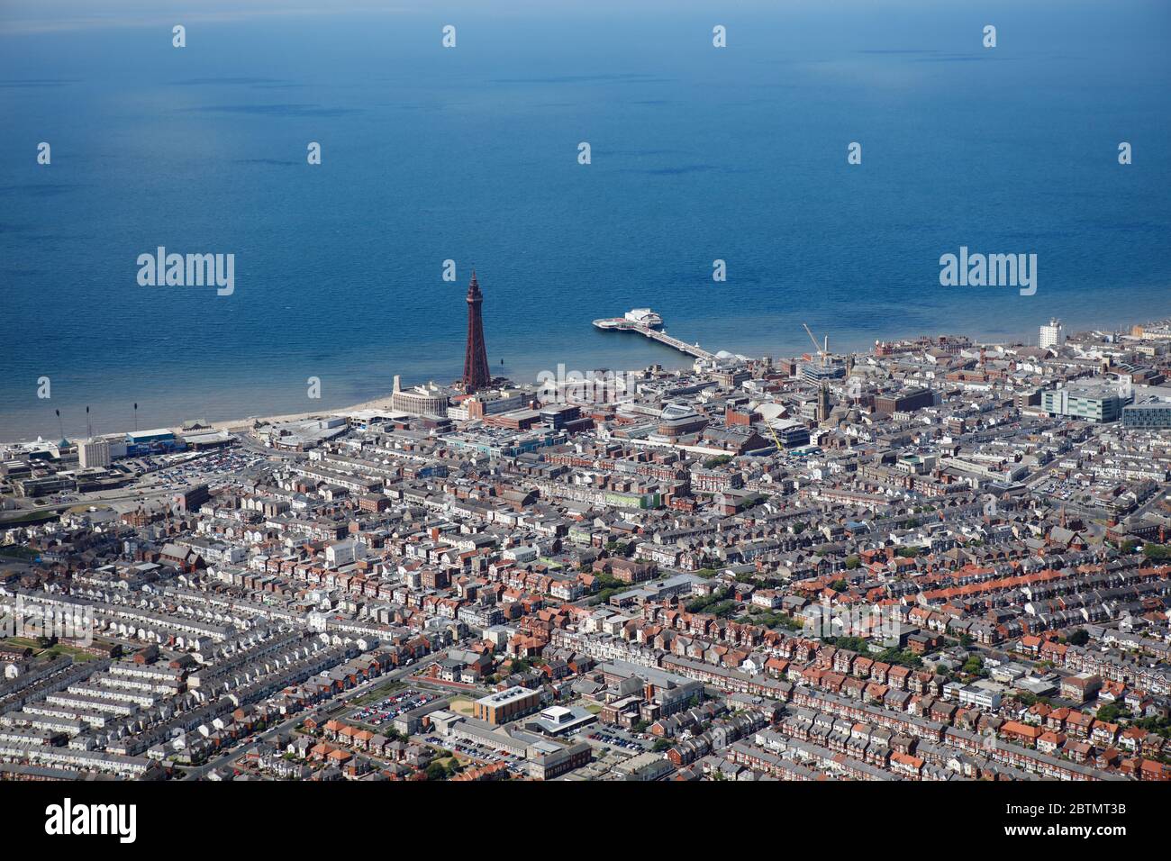 Aerial view of blackpool hi-res stock photography and images - Alamy