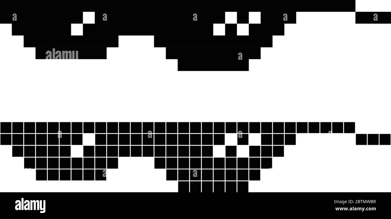 Thug life meme pixel Cut Out Stock Images & Pictures - Alamy