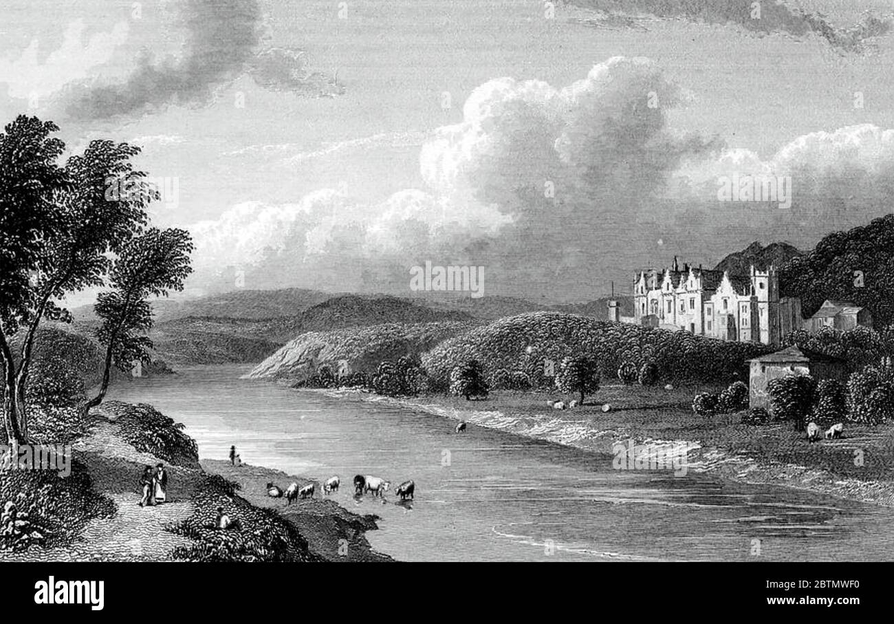 WALTER SCOTT (1771-1832) Scottish historical novelist. His Abbotsfield ...