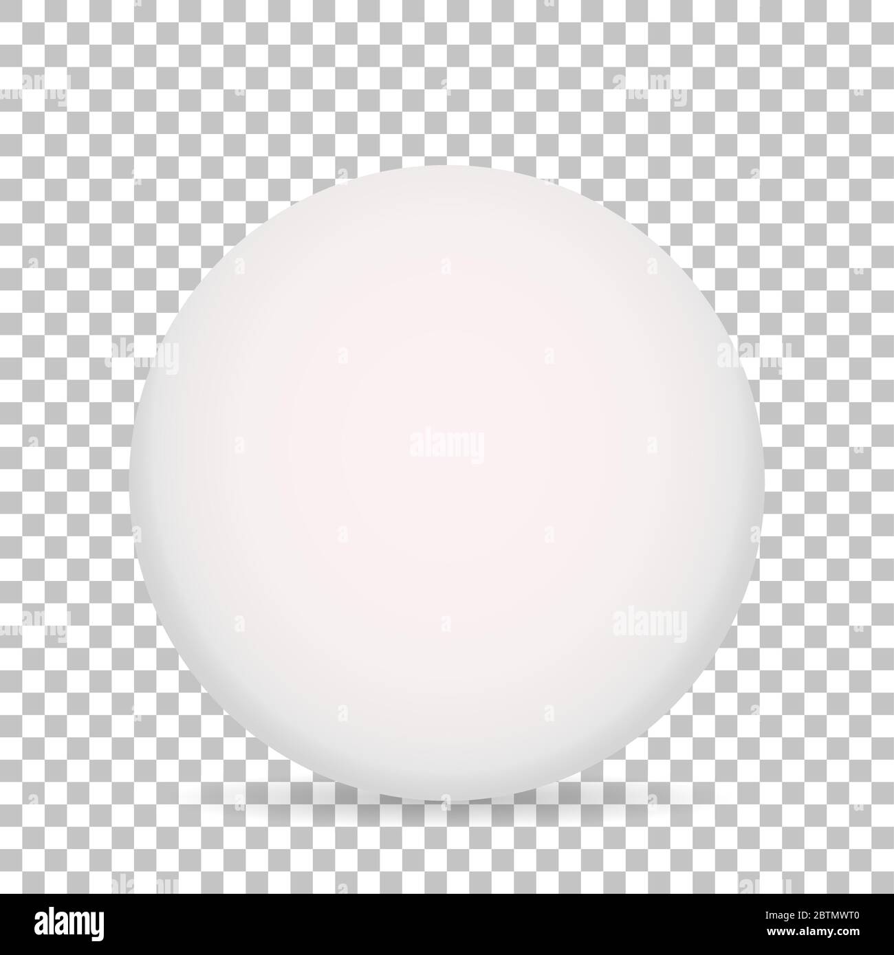 3d ball with shadow on white background Stock Vector Image & Art - Alamy
