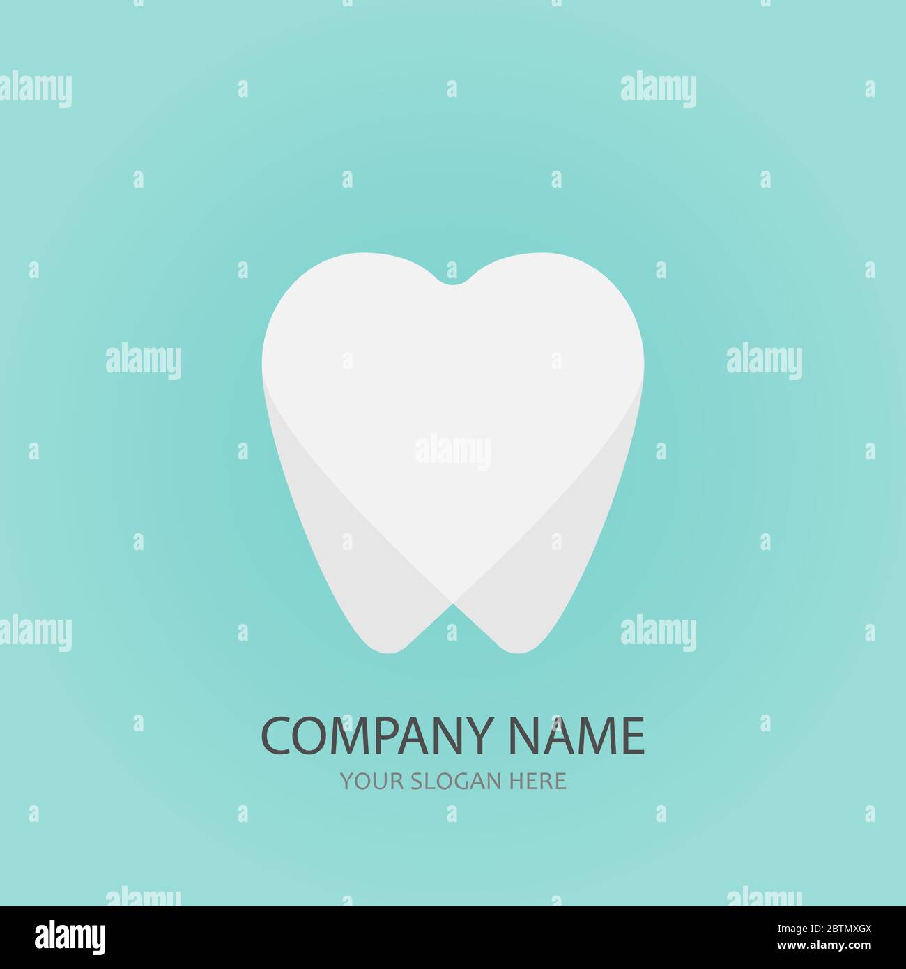 Dental hearth logo template, this vector illustration Stock Vector ...