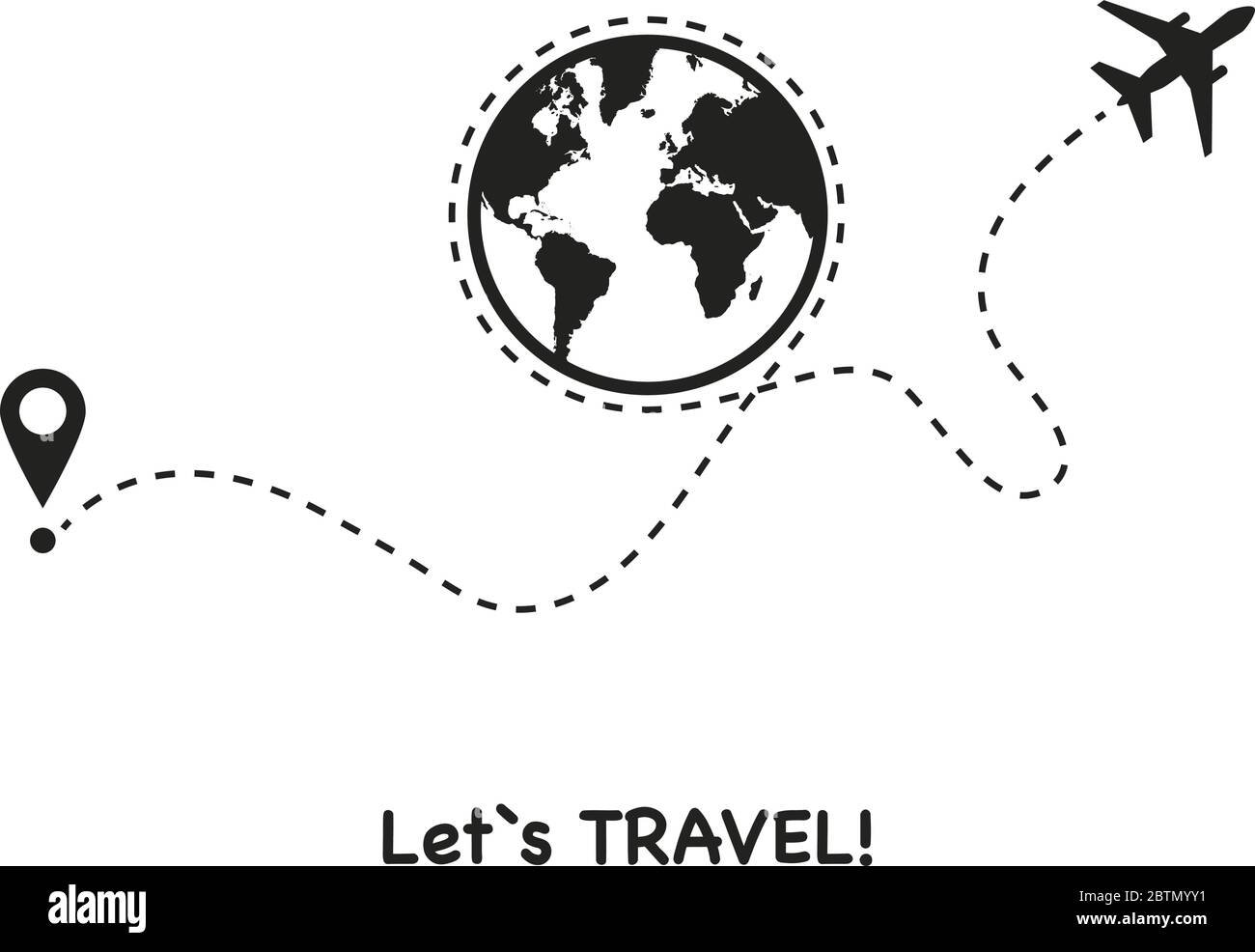 Lets Go Travel Cut Out Stock Images & Pictures - Alamy