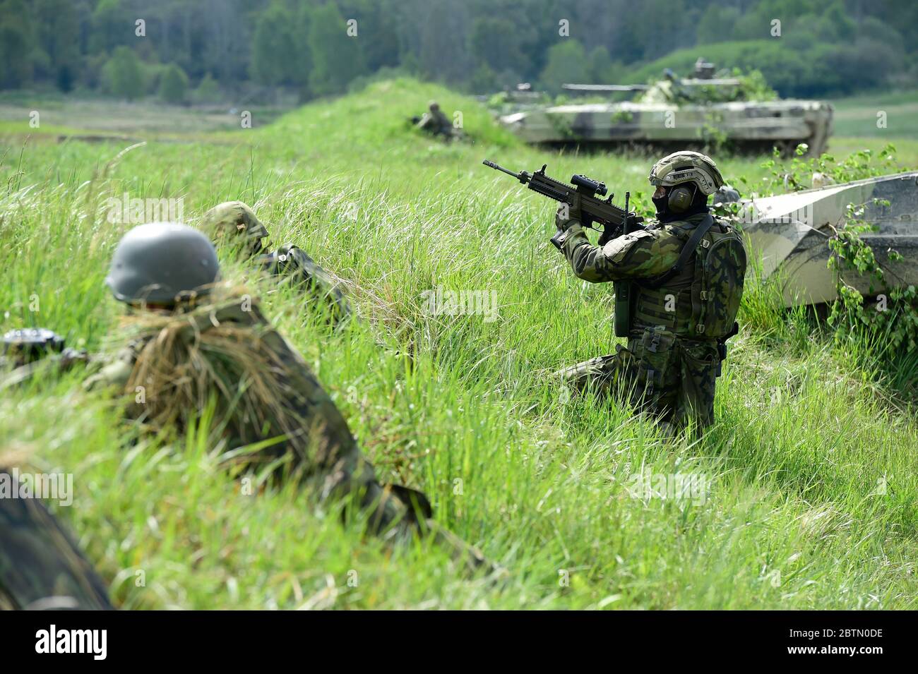 Libava, Czech Republic. 27th May, 2020. The military training Adamant ...