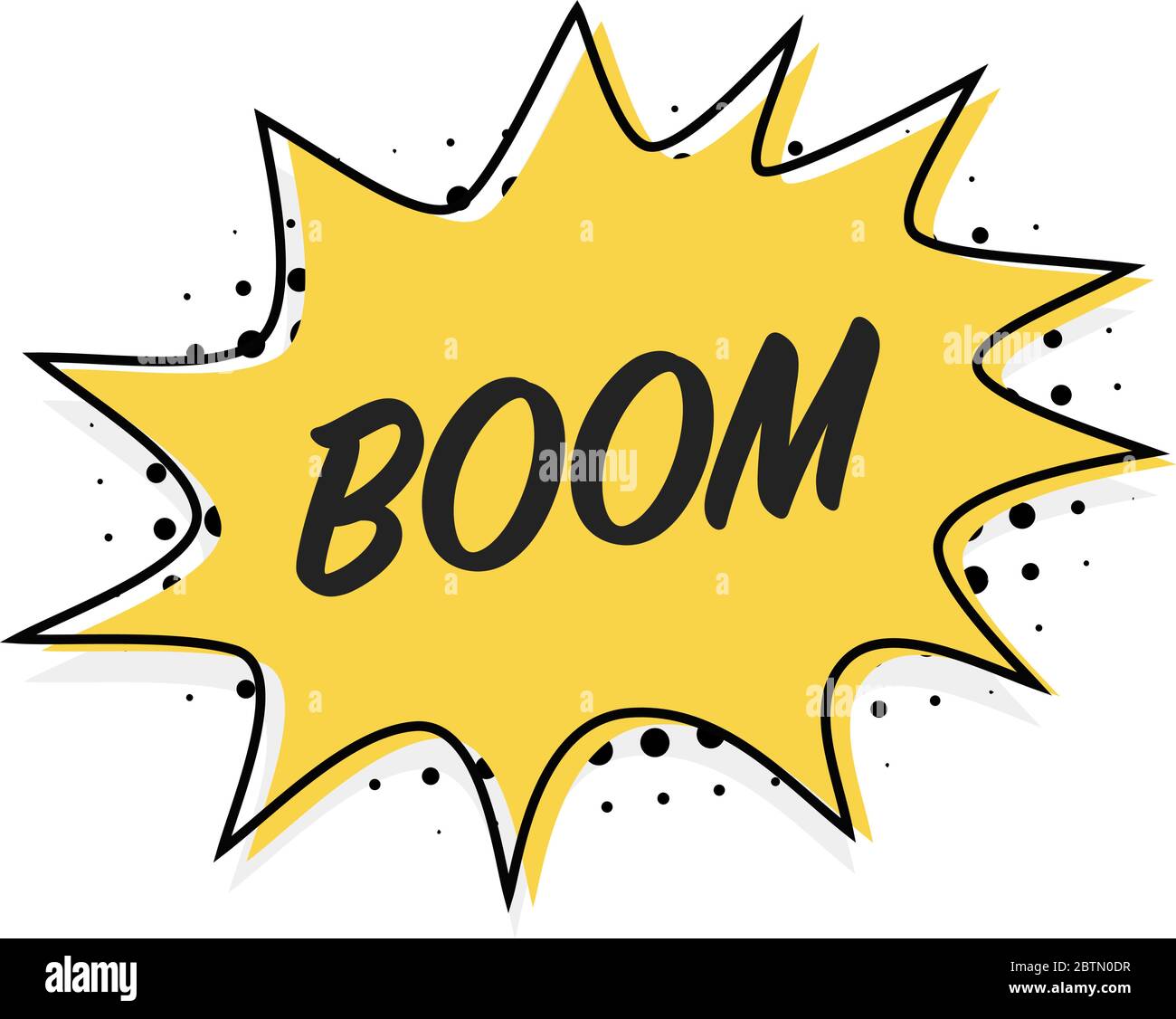 Bubble boom banner in flat style, line design, vector illustration ...