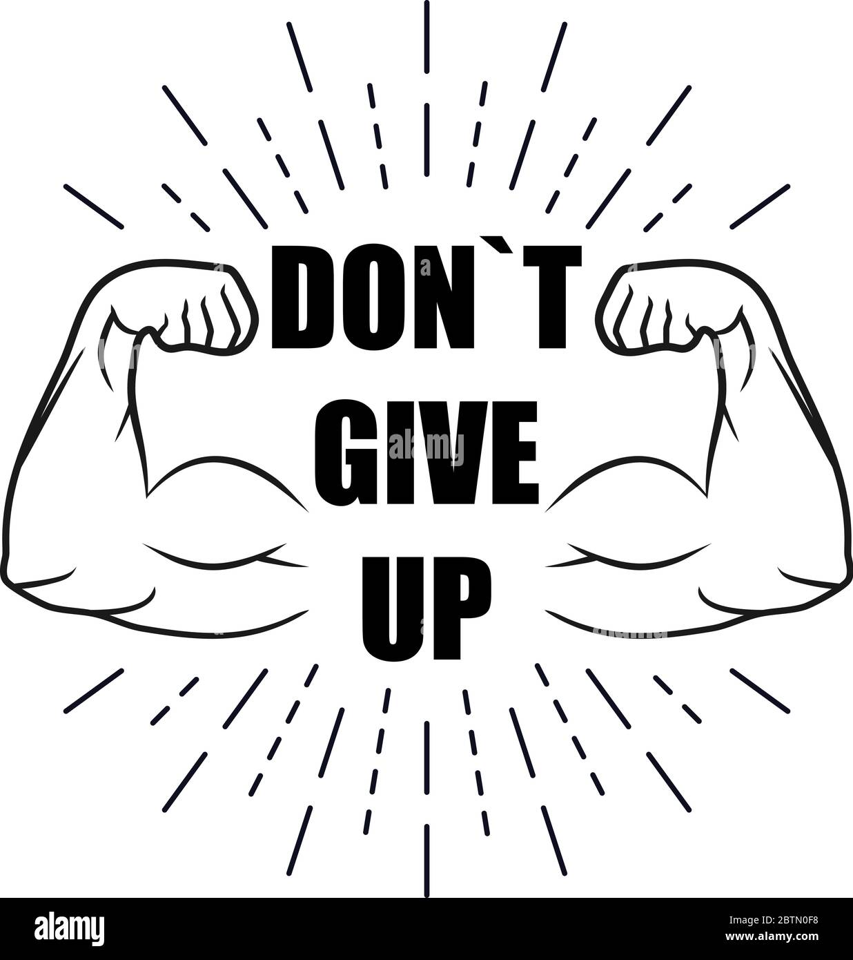 Strong modern calligraphy quote Cut Out Stock Images & Pictures - Alamy