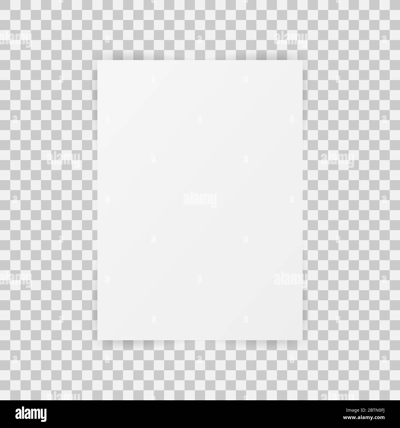 Paper on a isolated background with shadow - vector Stock Vector Image ...