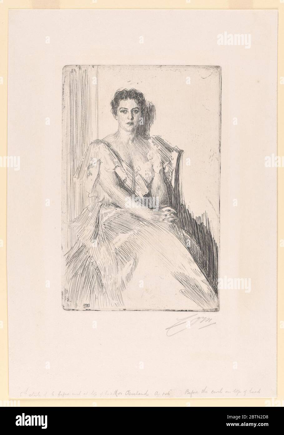 Frances Folsom Cleveland Stock Photo - Alamy