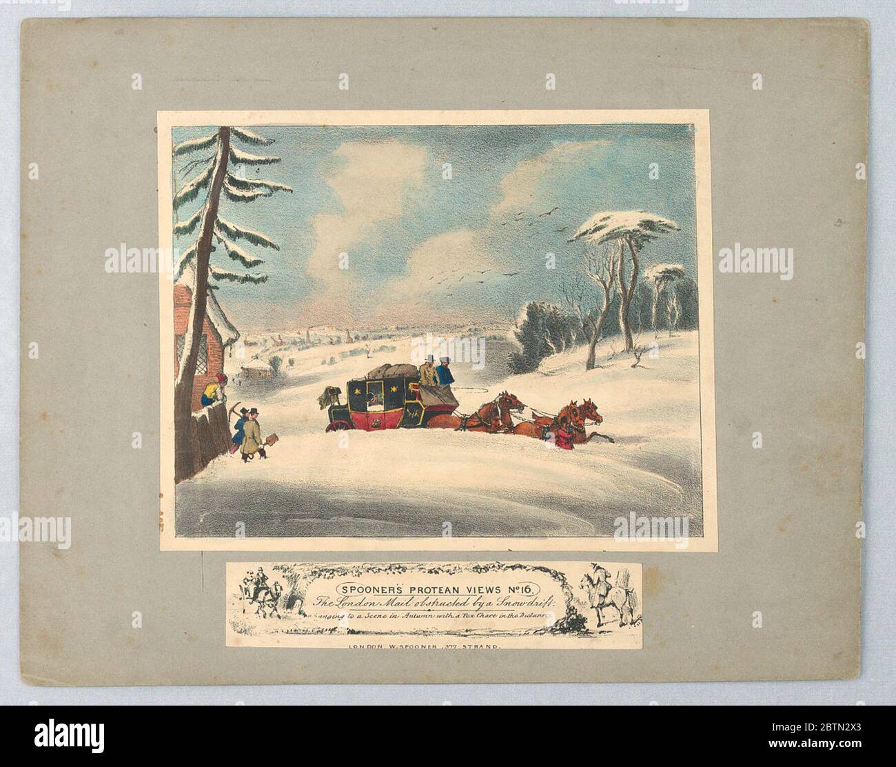 Stagecoach snow hi-res stock photography and images - Alamy