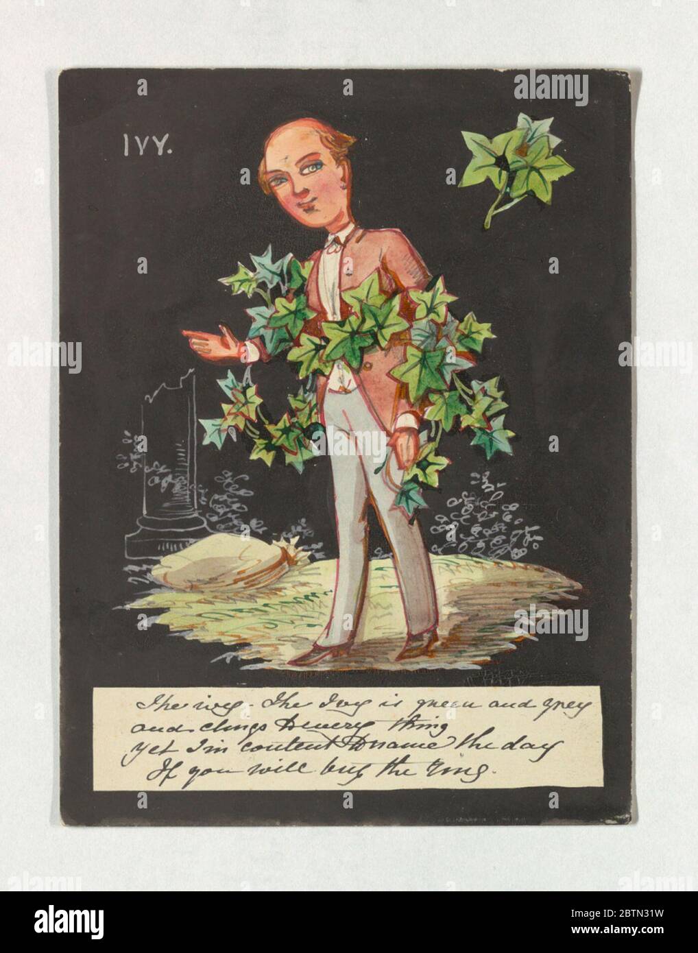 Friendship Greeting Ivy. Research in ProgressStanding man with ivy ...