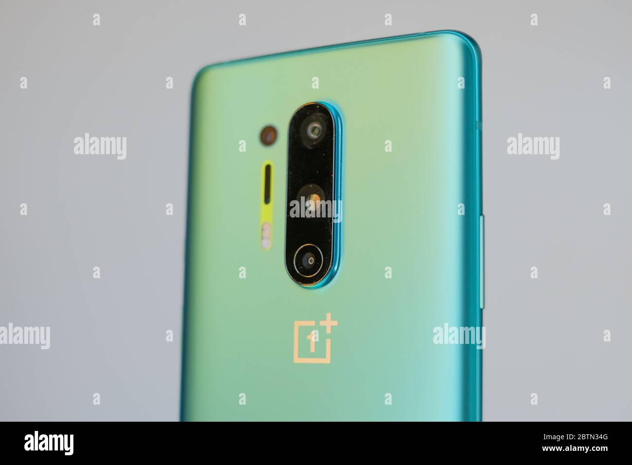 MAY 2020, RIGA - Newly launched ONEPLUS 8 Pro Android smartphone is ...