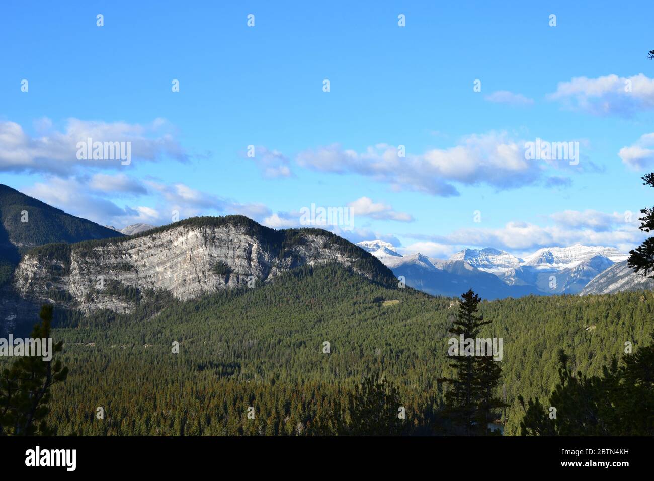 An aerial view of Canadian mountains in October Stock Photo - Alamy