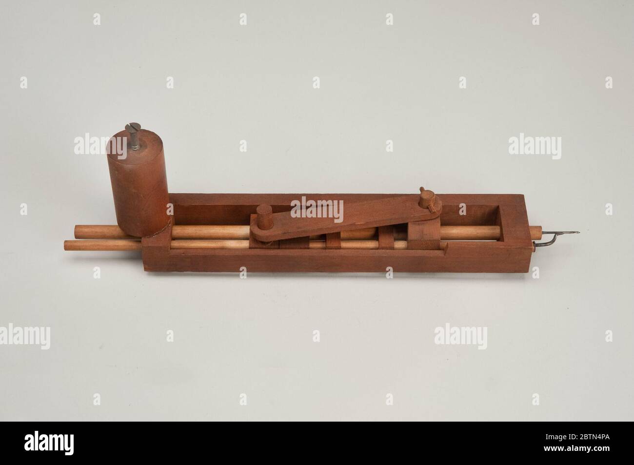 Patent model for sewing machine. This patent model demonstrates an ...