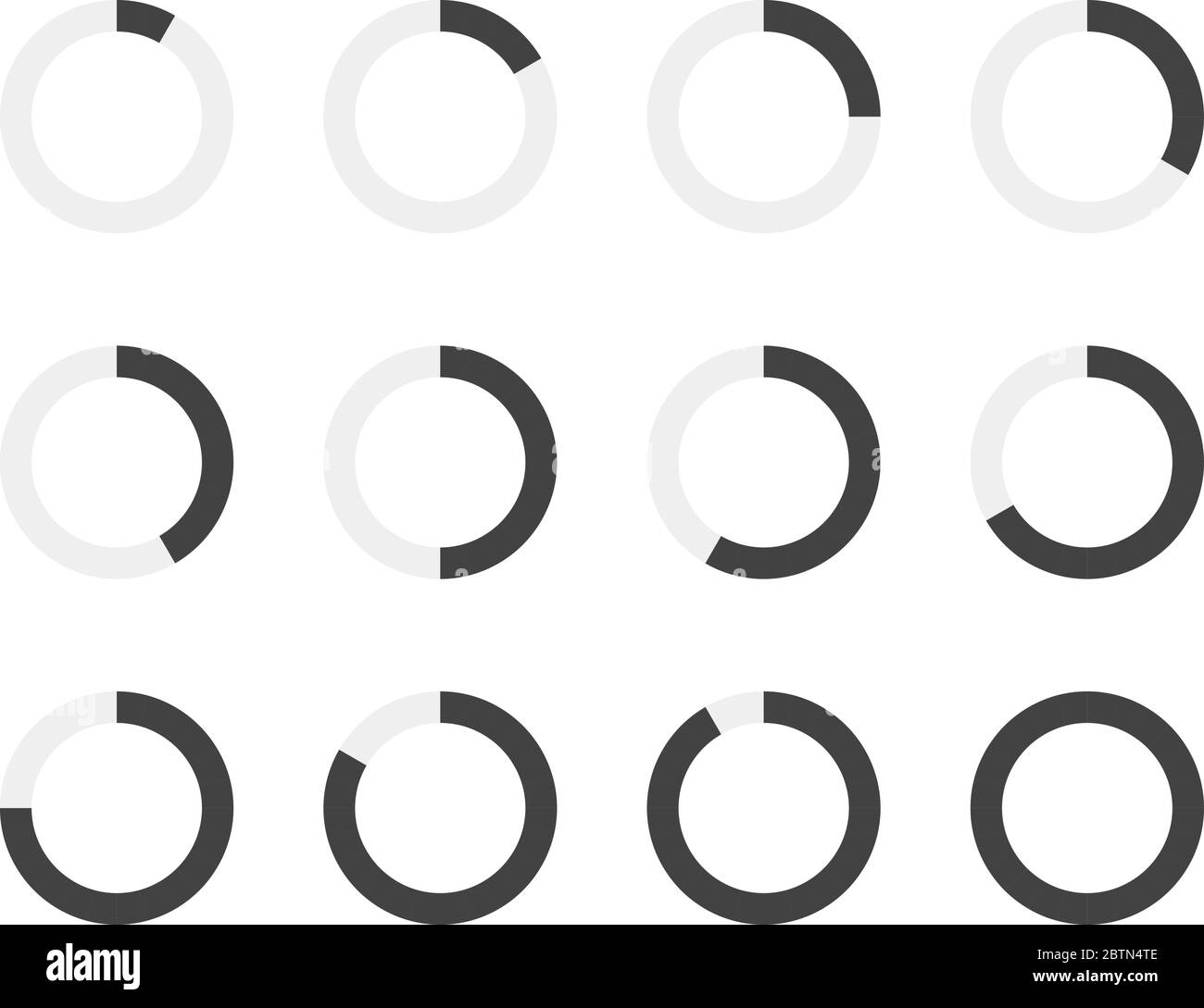 Loading icon. Load set. Upload icons. Loading bar. Loader set. Vector ...