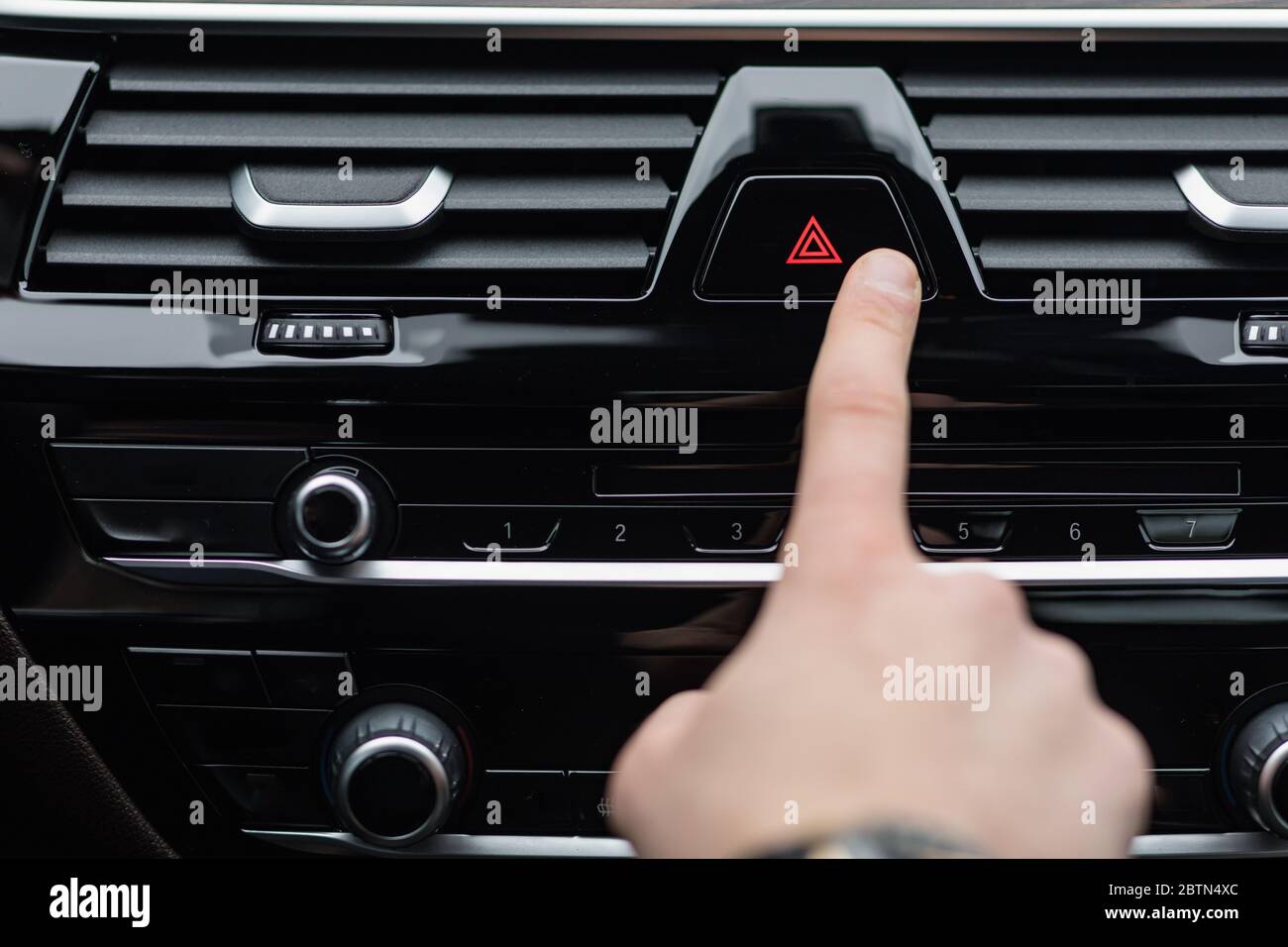 Car warning light driver hi-res stock photography and images - Alamy