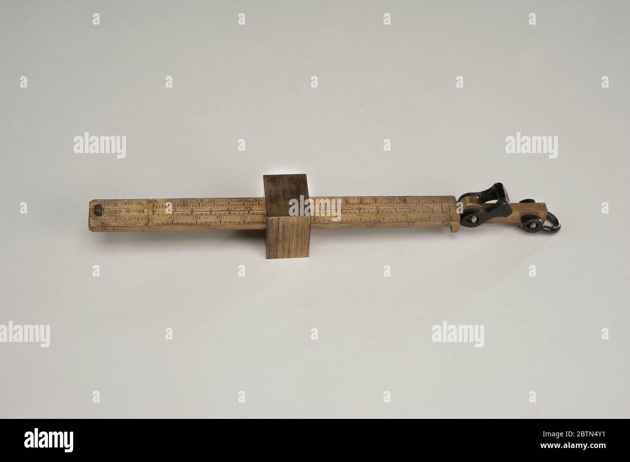 Patent model for weighing scale. This patent model demonstrates an ...