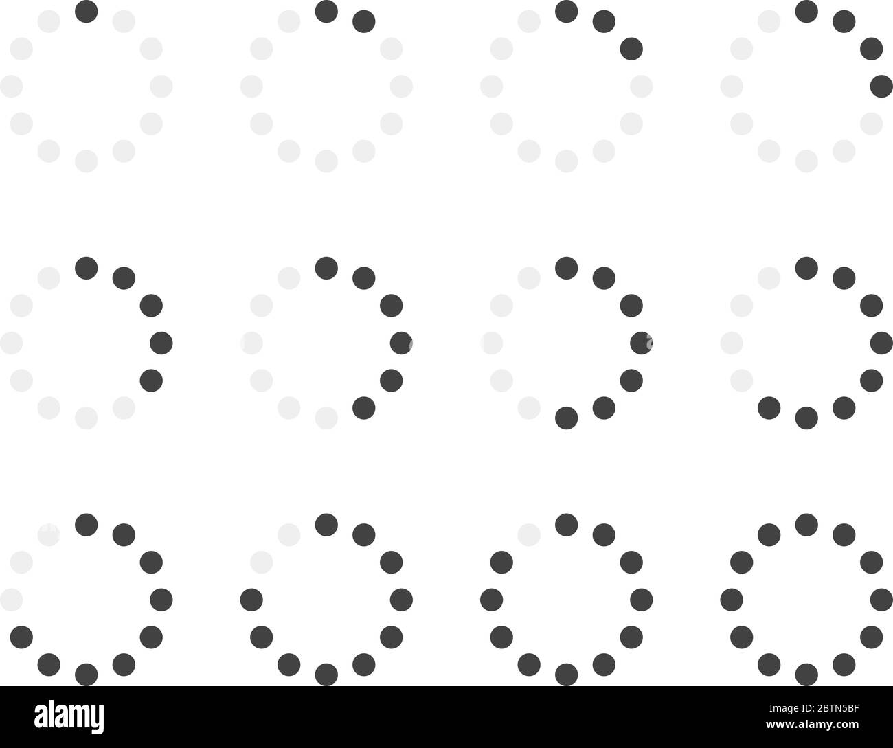 Loading icon. Load set. Upload icons. Loading bar. Loader set. Vector ...
