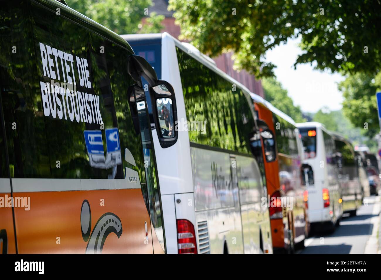 Bus transport slogan hi-res stock photography and images - Alamy