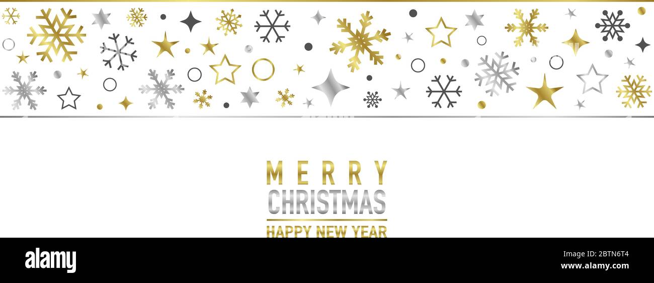 Christmas card with snowflake border vector. Xmas snow flake pattern ...