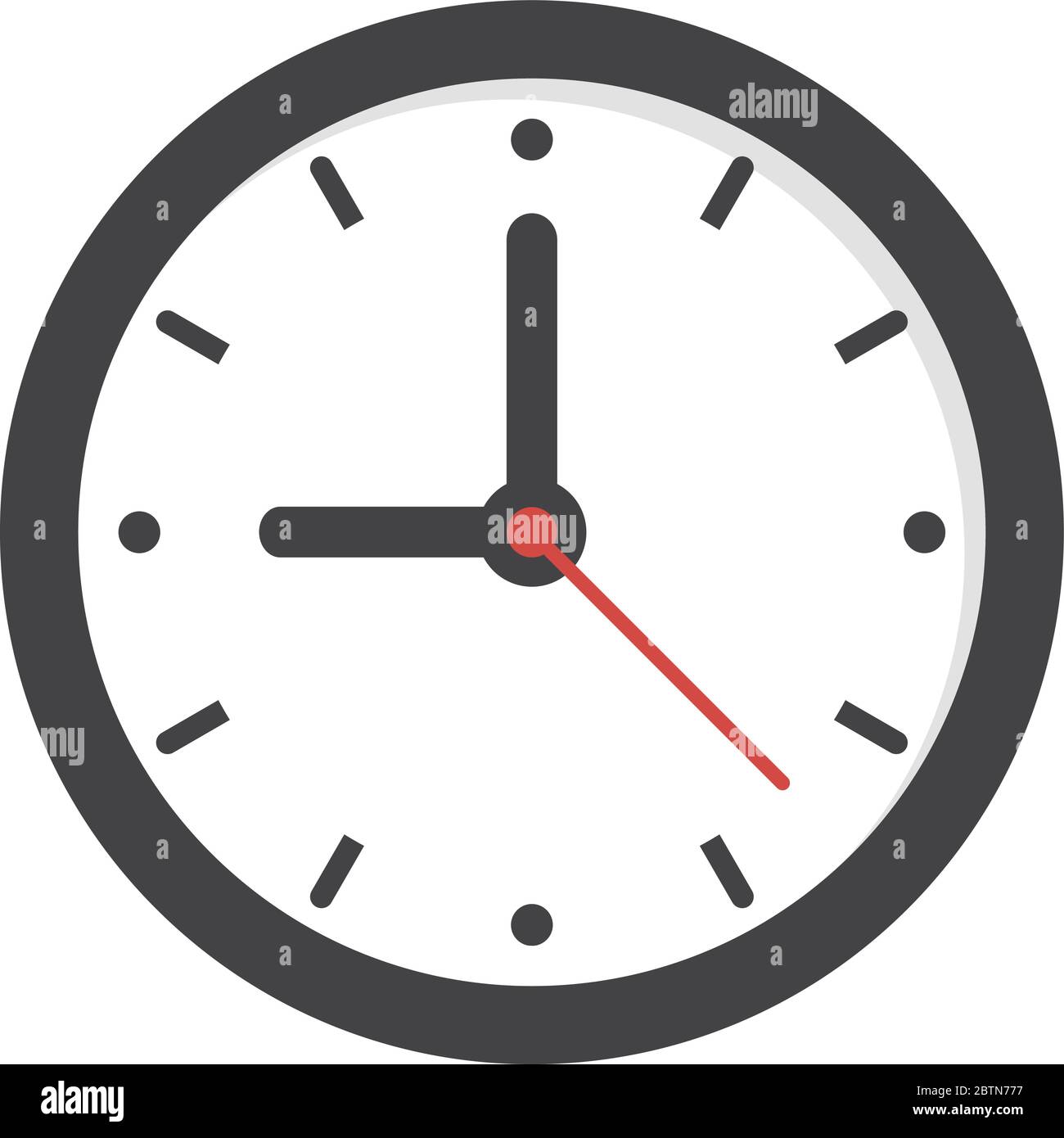 Clock icon drawing element. Time set. Clock icon. Clock in flat style ...