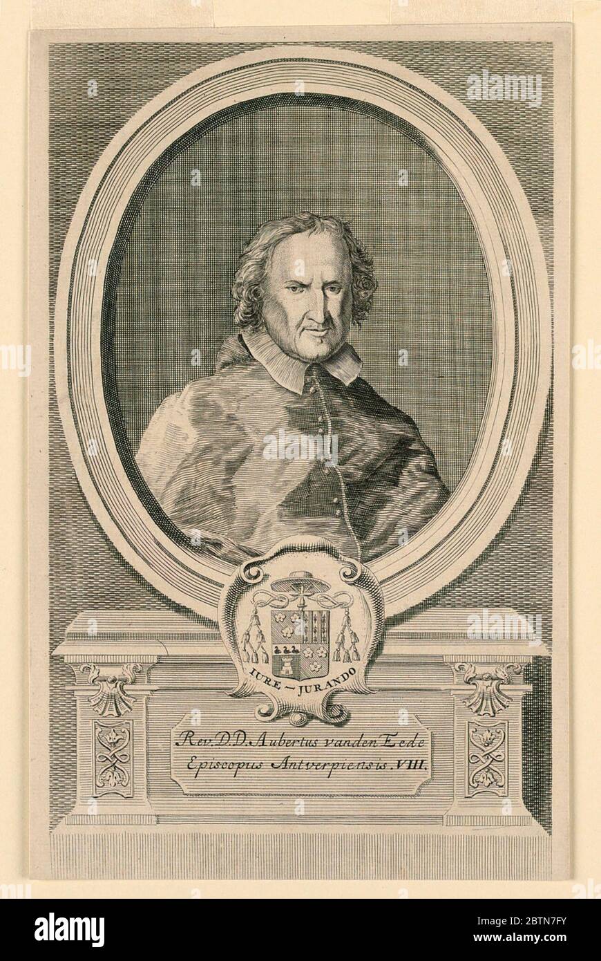 Portrait of Aubertus van den Eede Bishop of Antwerp. Research in ...