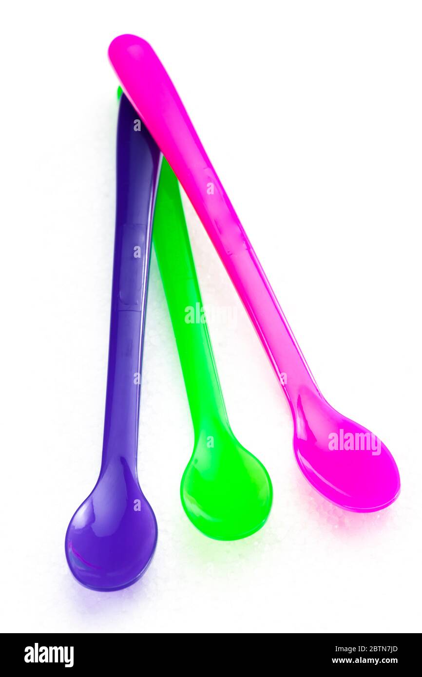 Still life still life of child teaspoons Stock Photo - Alamy