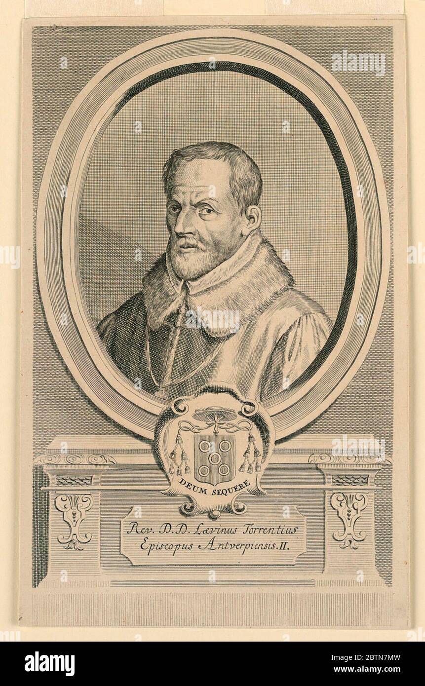 Portrait of Laevinus Torrentius Bishop of Antwerp. Research in ...