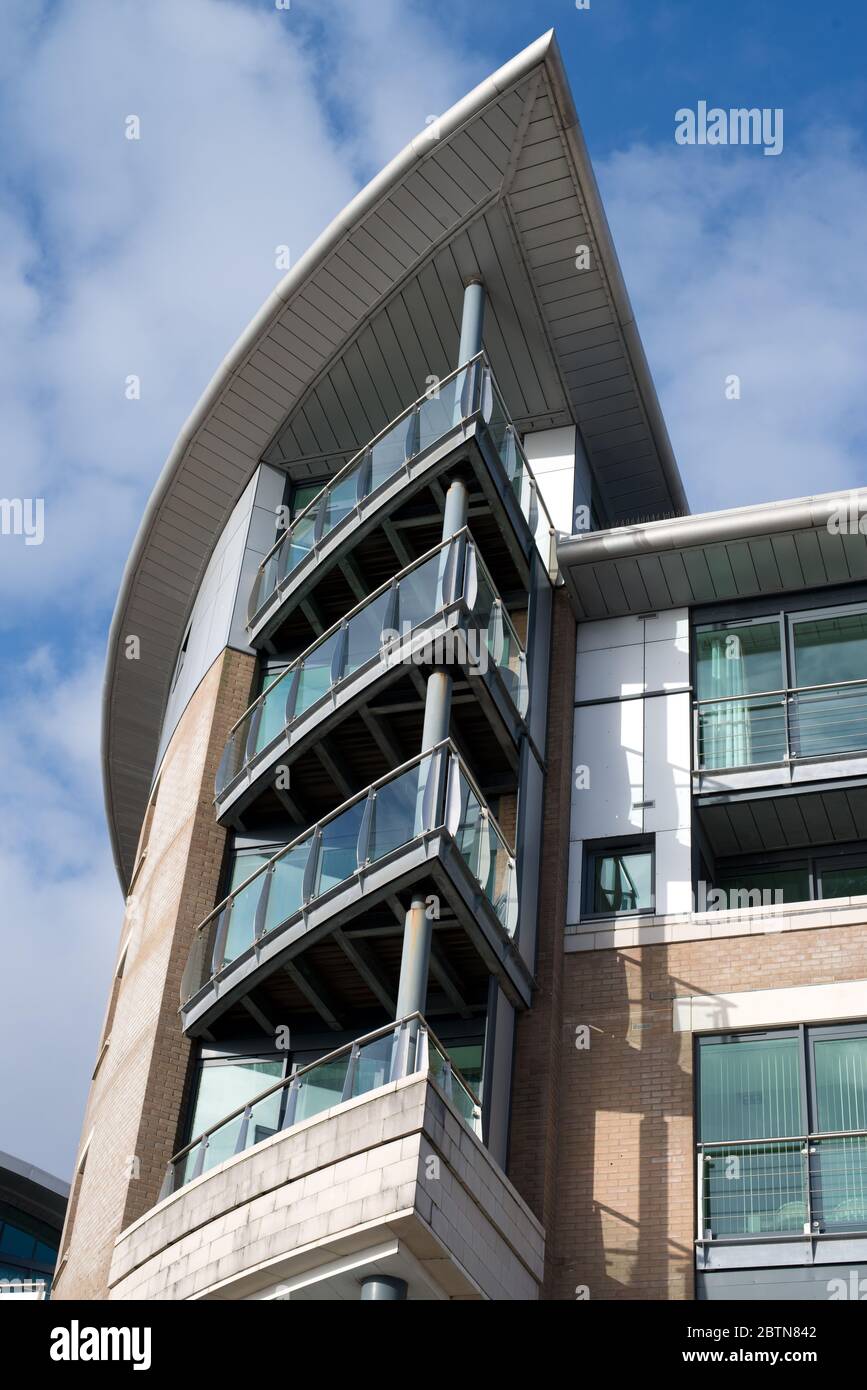 Triangular balconies hi-res stock photography and images - Alamy