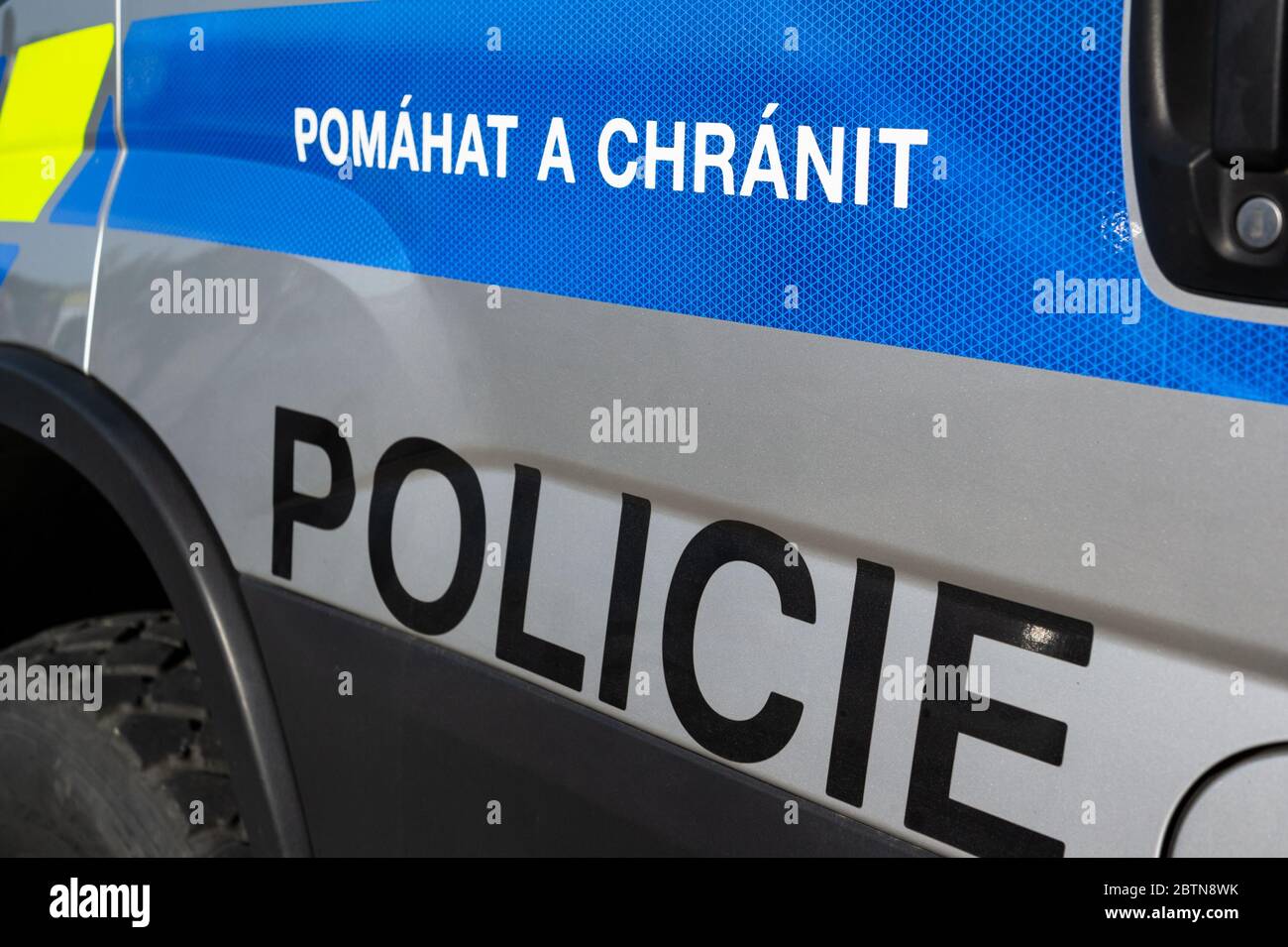 Czech police car hi-res stock photography and images - Alamy