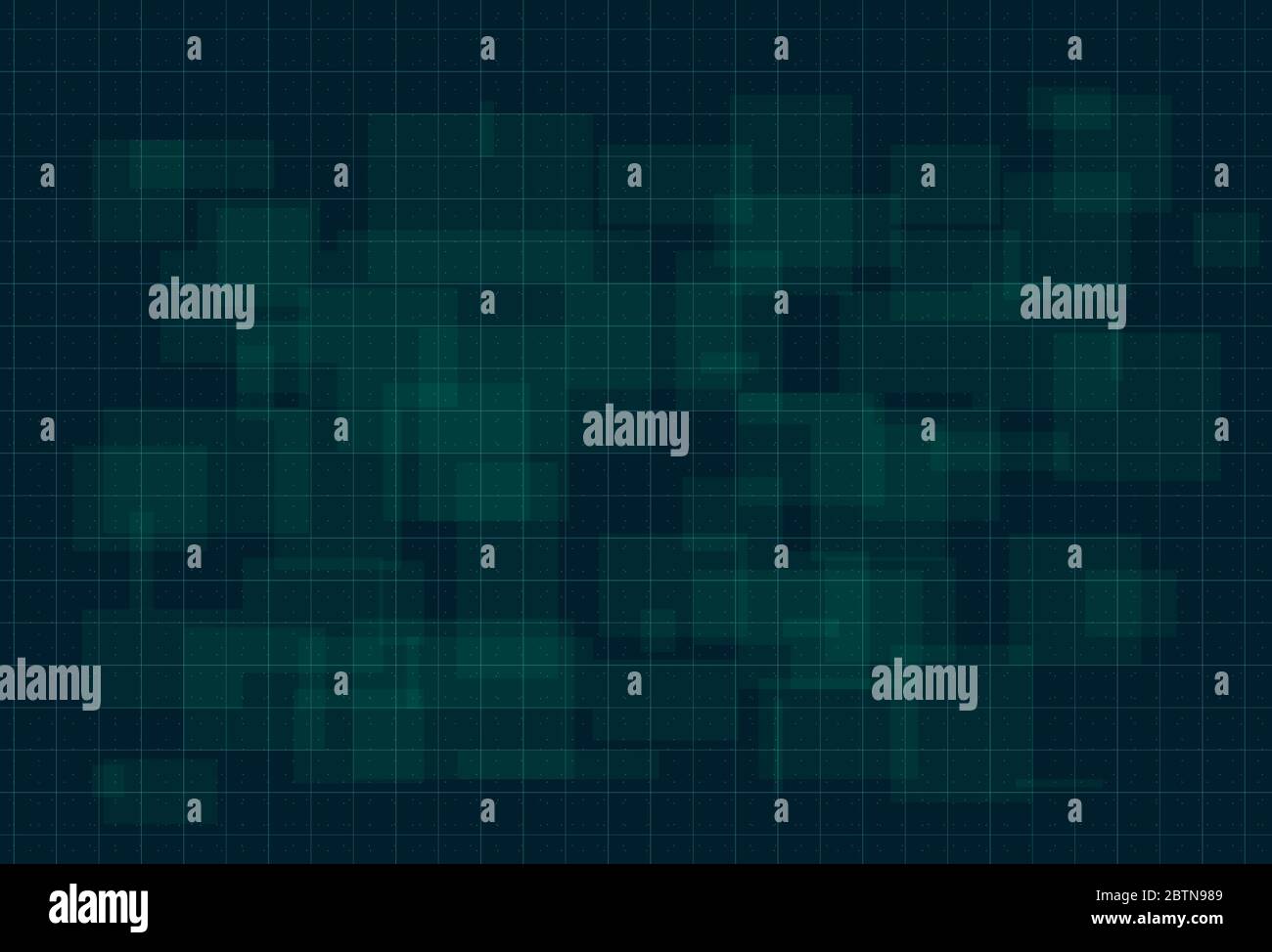 HUD dark green background with thin grid and dots. Design for science ...
